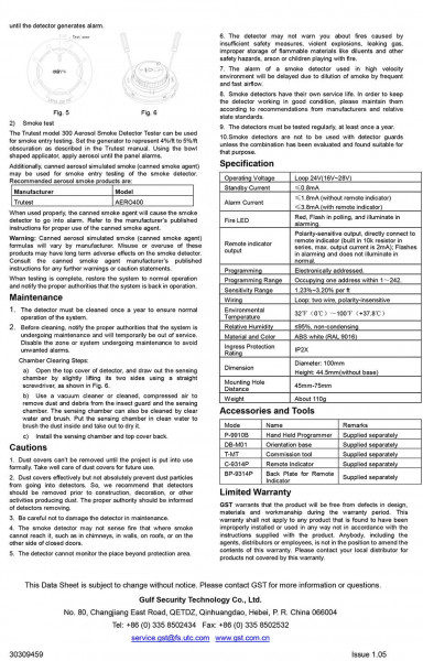 Detector base for new UL Detector Model. DB-M01