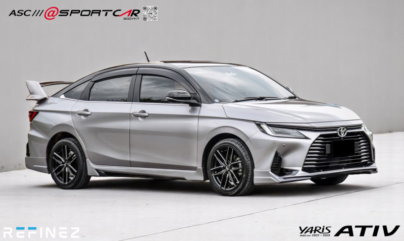 ชุดแต่ง Yaris Ativ 2022 2024 2025 ทรง REFINEZ by ASC - ชุดแต่ง New ...