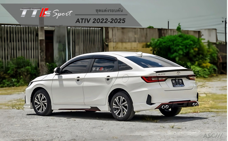 ชุดแต่ง Yaris Ativ 2023 2022 ทรง TTS Sport - ชุดแต่ง New Yaris ATIV ...