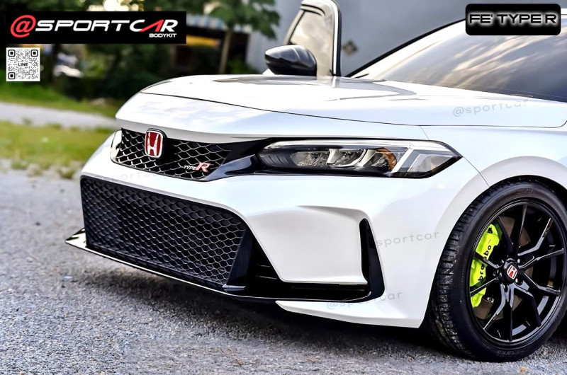 ชุดแต่ง Civic FE Type R - สเกิร์ตรอบคัน Honda Civic FE Type R MC แต่ง ...